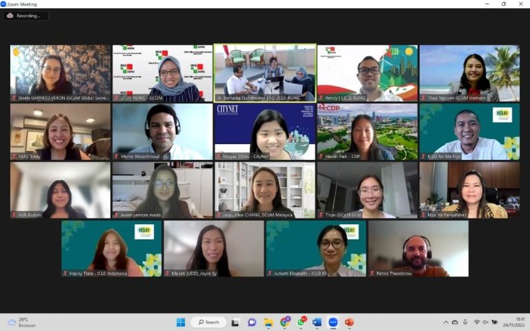 Coordination Call of GCoM SEA Partners: Concluding 2022 with ...