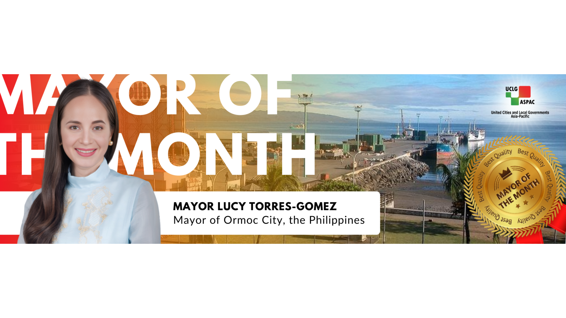 Mayor Lucy Torres-Gomez of Ormoc City - UCLG ASPAC